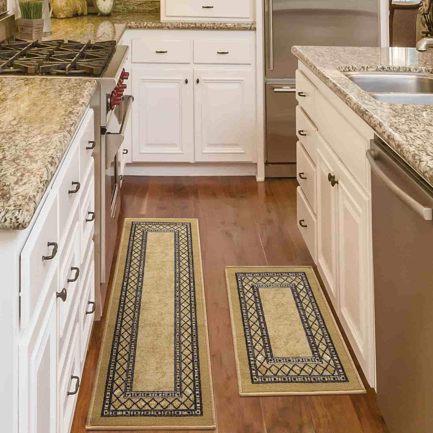 Alfombras Modern Bordered Non-Slip Area Rug — AntepRugs®